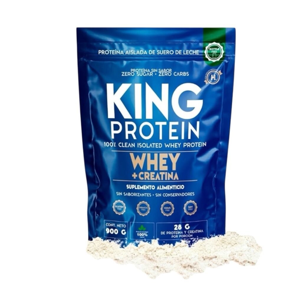KING PROTEIN Proteína Isolate con Creatina | 900 G